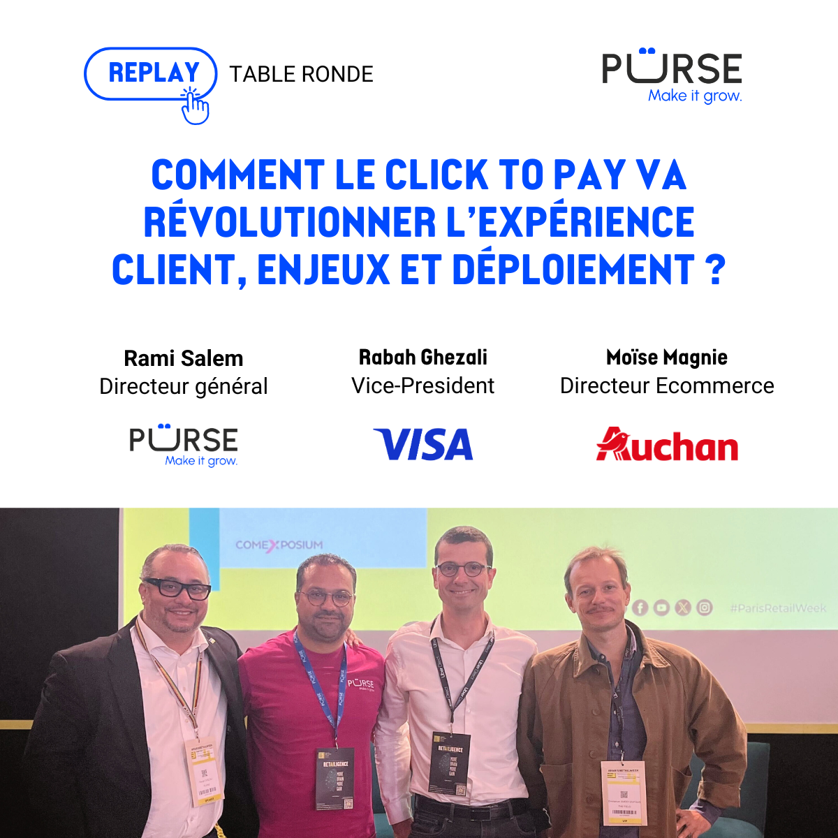 Revivez notre table ronde : PRW 2024 Click-to-Pay